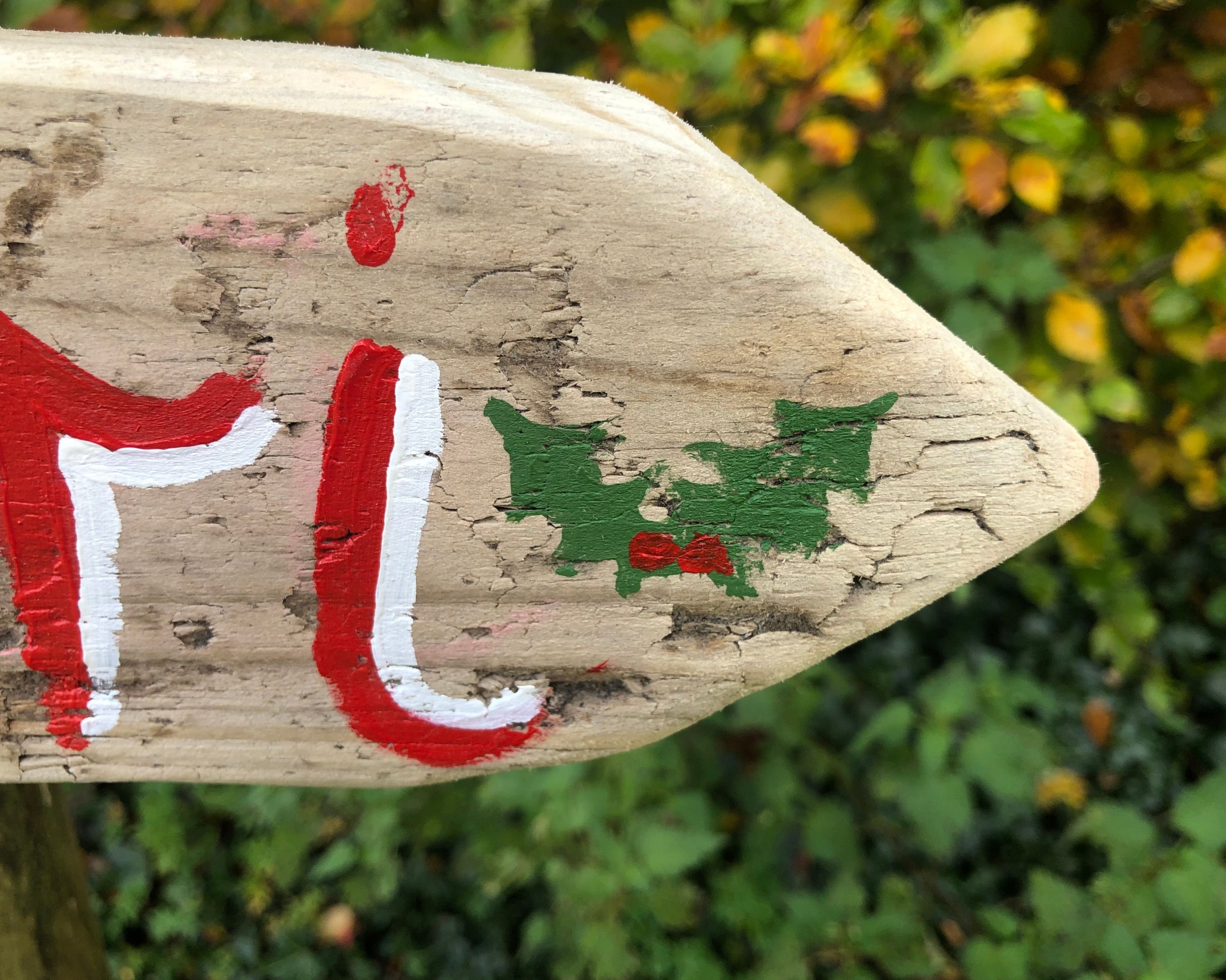 2 X Santa Please Stop Sign for Christmas. Custom Christmas - Etsy UK