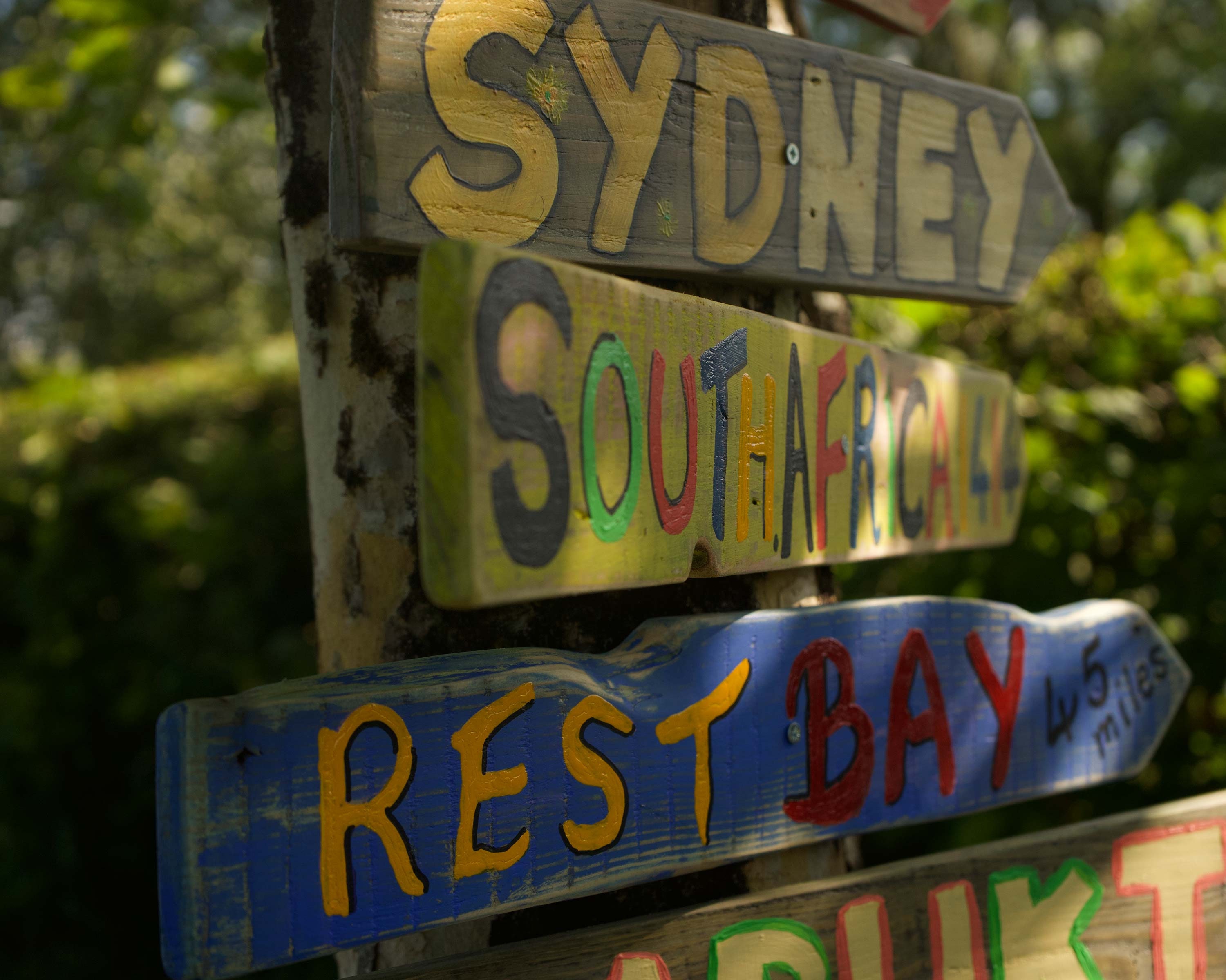 6 X Destination Signs Directional Travel Arrow Mileage | Etsy