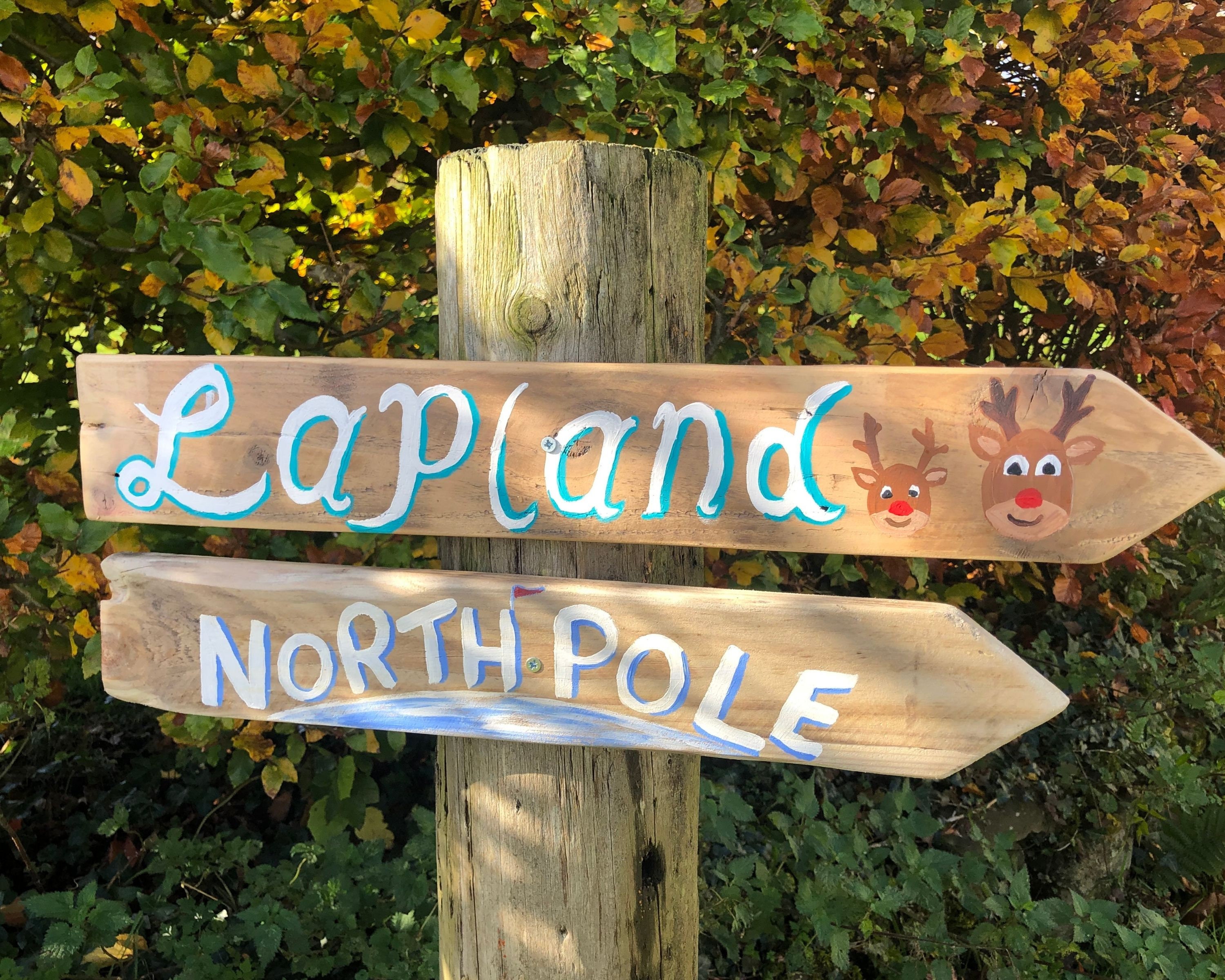 2 x Christmas Yard Art Signs Christmas Garden Sign Christmas | Etsy