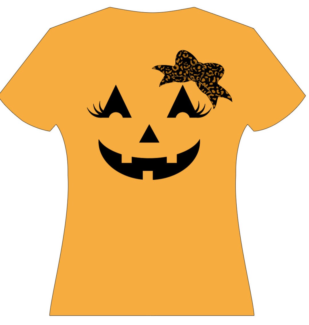 Girly Pumpkin- Digital File - Etsy