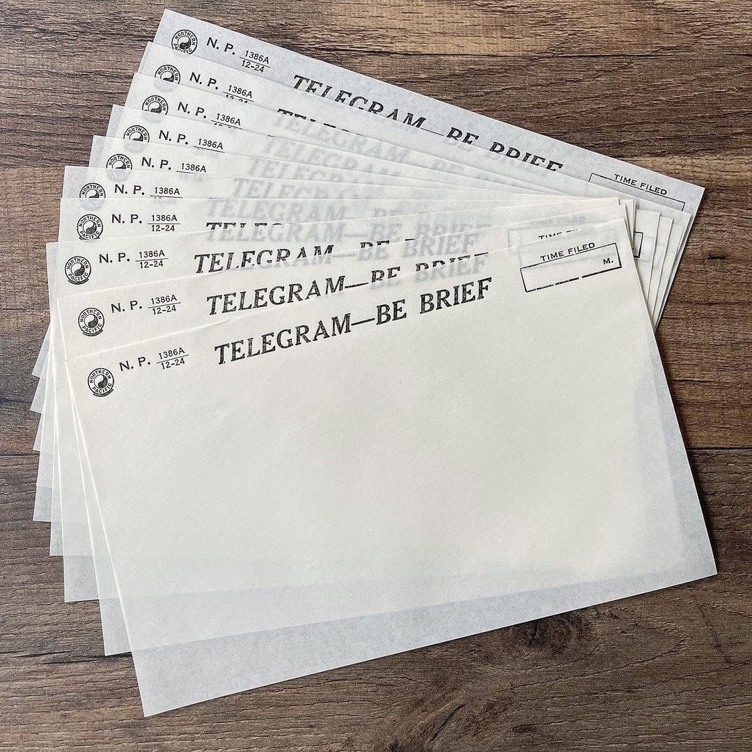 1920s Northern Pacific Telegrams - Etsy