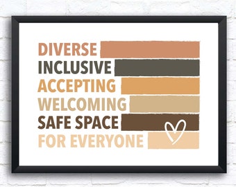 Inclusion Poster - Etsy UK