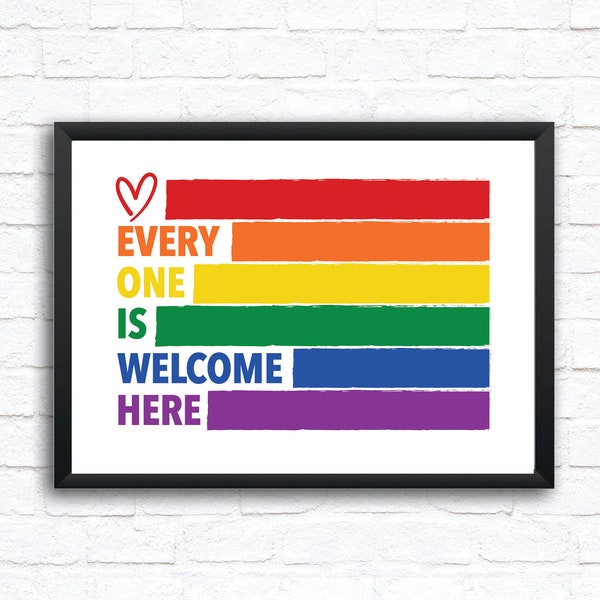 Pride Wall Art - Etsy UK