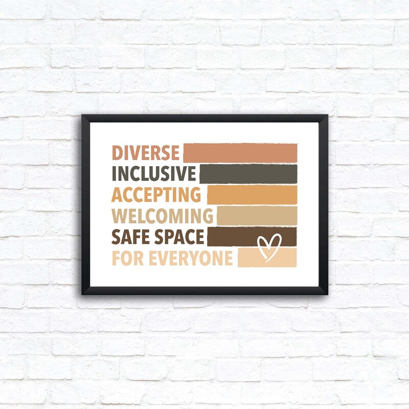 Diversity Wall Art - Etsy