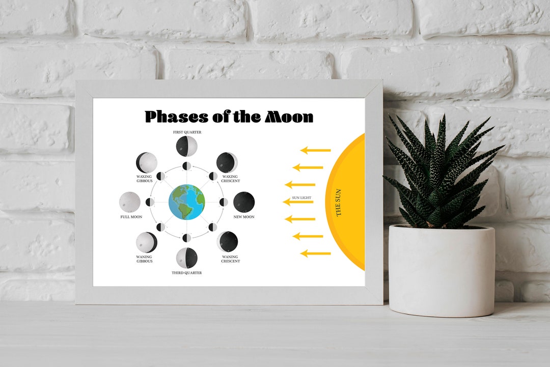 Moon Phases | Phases of the Moon | Classroom Poster | Educational ...