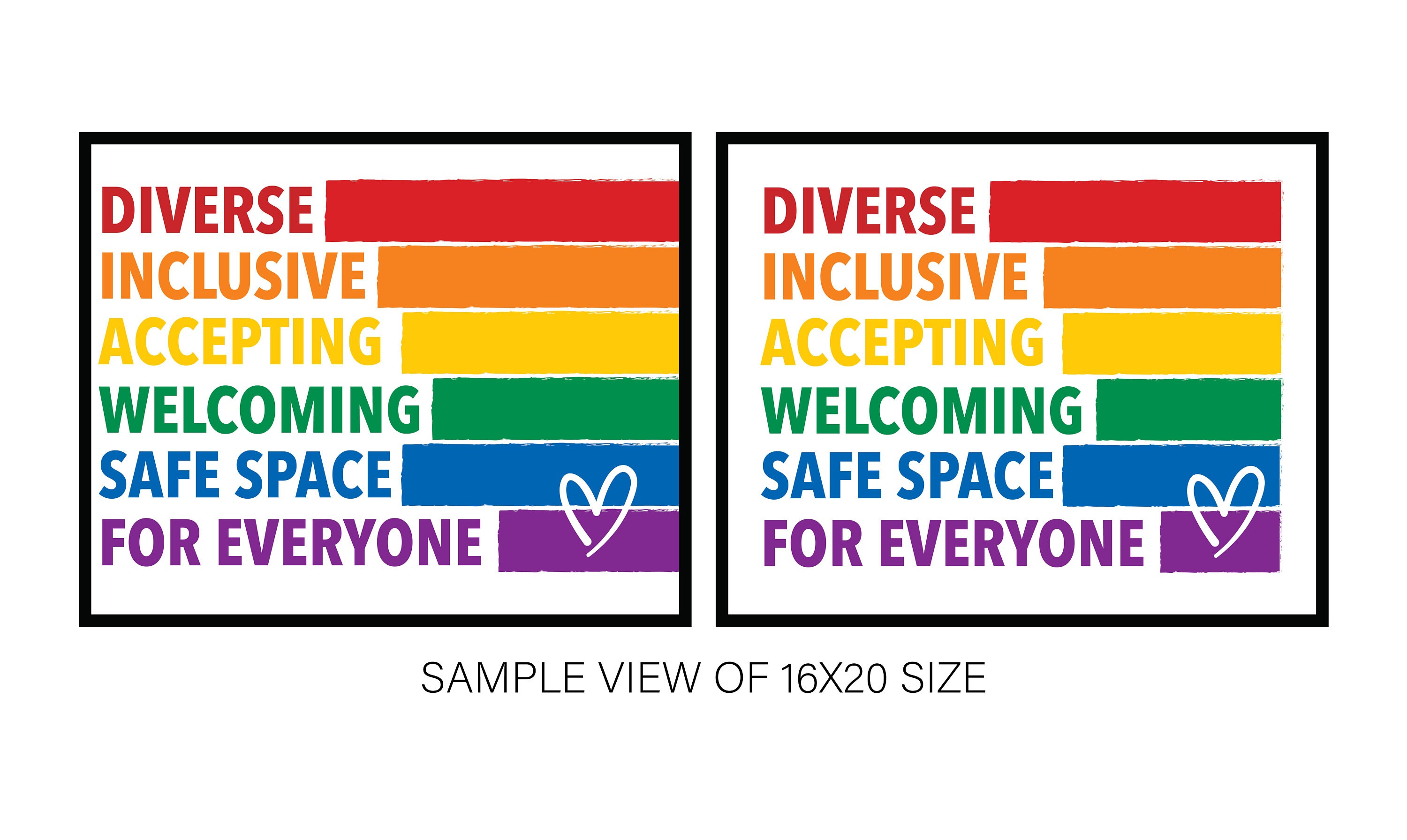 Classroom Poster Equality Poster Safe Space for Everyone | Etsy