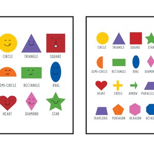 14 Educational Posters - ABC, Days in a Week, Colours, Numbers, Months ...