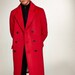 Men Red Overcoat Vintage Long Trench Coat Men Winter Long - Etsy