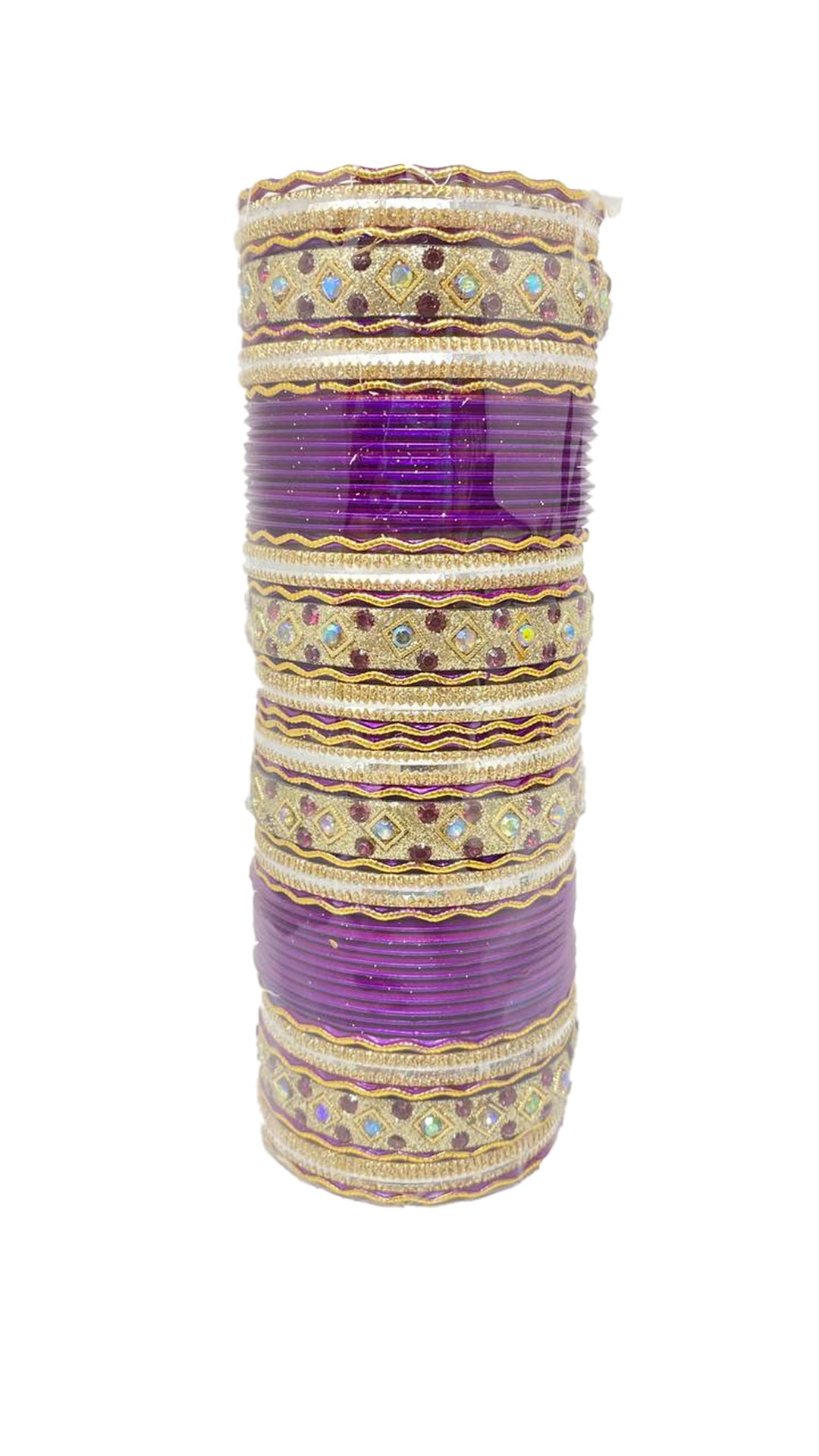 2 Hand Indian Lavender Metal Bangle Set Churiya Chudiya BS137 - Etsy