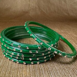 Diyabati - Indian Glass Bangles Churiyan Kangan Set Bracelet Pack of 12 ...