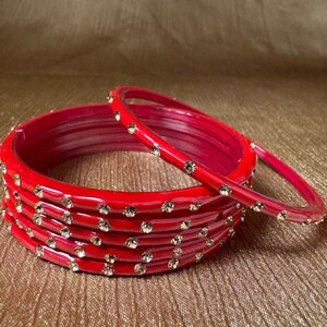 Diyabati - Indian Glass Bangles Churiyan Kangan Set Bracelet Pack of 12 ...