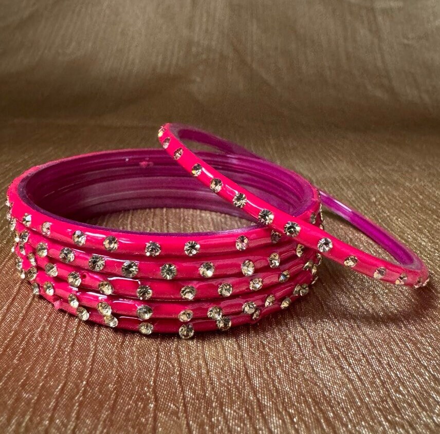 Diyabati - Indian Glass Bangles Churiyan Kangan Set Bracelet Pack of 12 ...