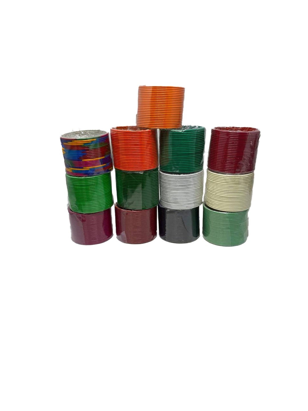 Indian 2.6 Size 24 Piece Matte Metal Bangles Churiya Chudiya Set - Etsy