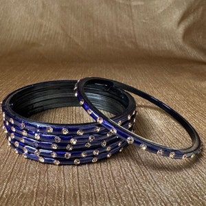 Diyabati - Indian Glass Bangles Churiyan Kangan Set Bracelet Pack of 12 ...