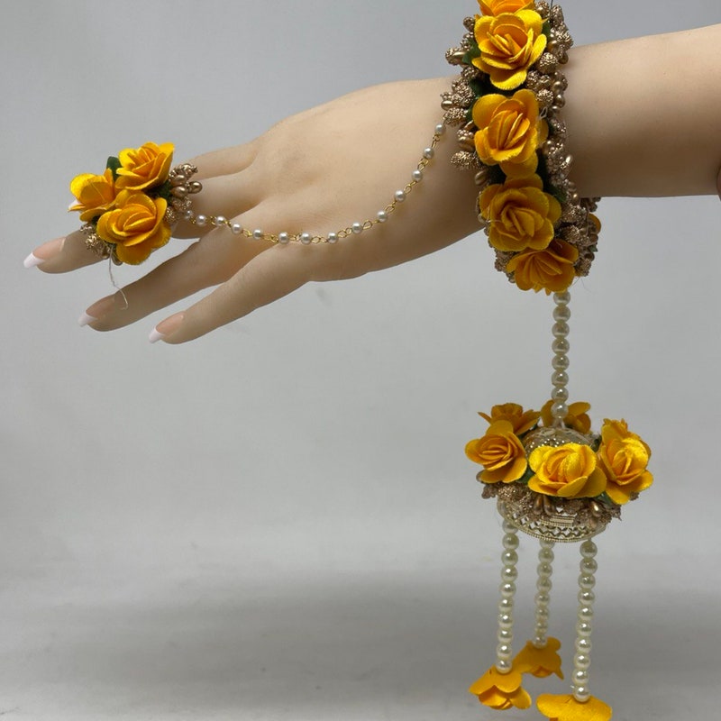 Flower Jewelry Haldi - Etsy