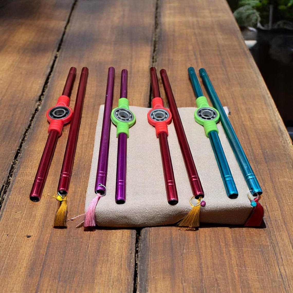 Danidya Sticks – Traditional Spinning Dance Sticks With Bearing Core # ...