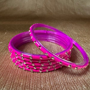 Diyabati - Indian Glass Bangles Churiyan Kangan Set Bracelet Pack of 12 ...