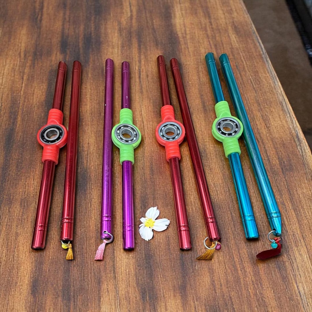 Danidya Sticks – Traditional Spinning Dance Sticks With Bearing Core # ...