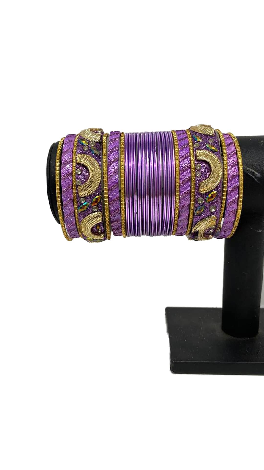 Indian Lavender Metal Bangle Set Churiya Chudiya 2.4 2.6 2.8 J33 - Etsy