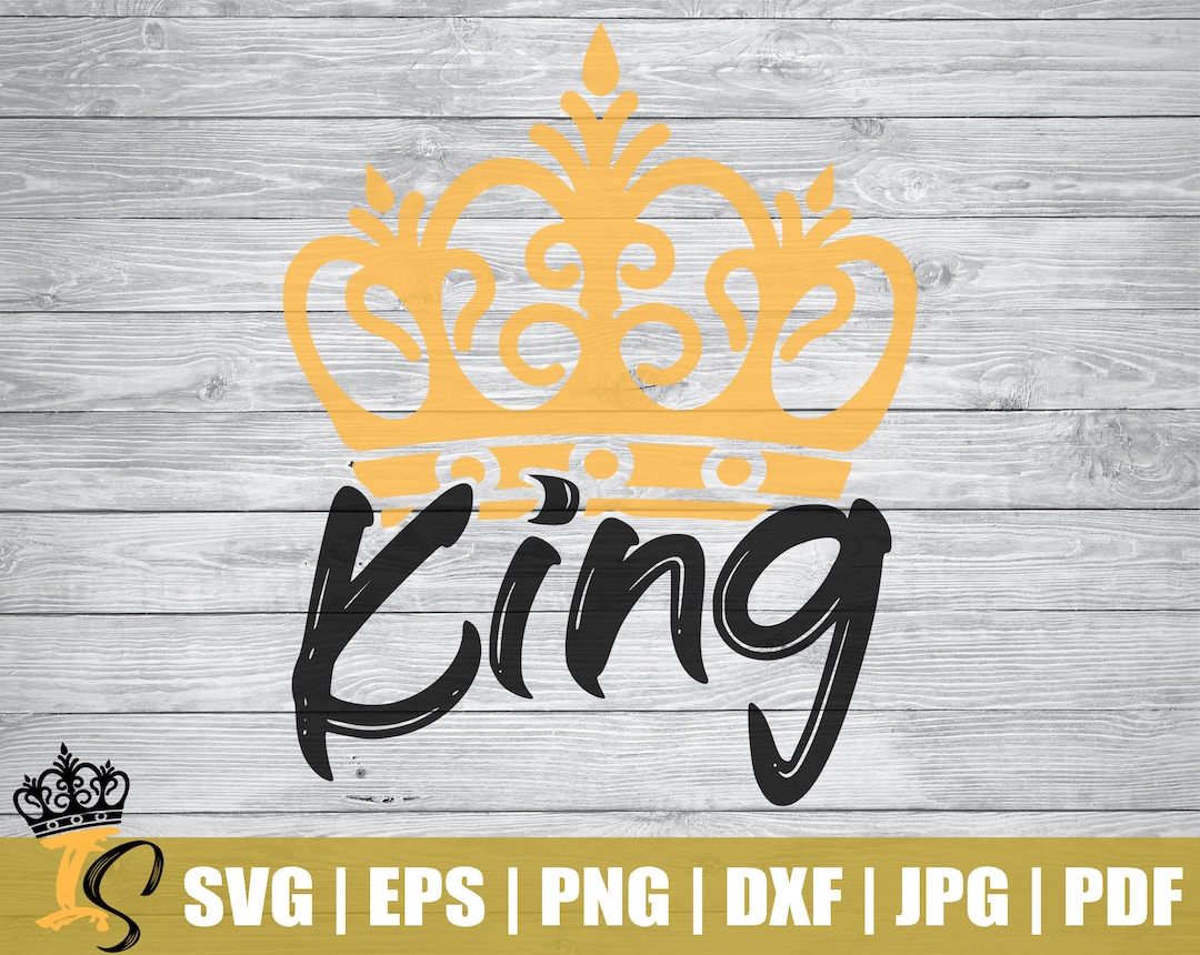 King Crown Svg Comercial Use Instant Download Printable Vector Clip Art ...