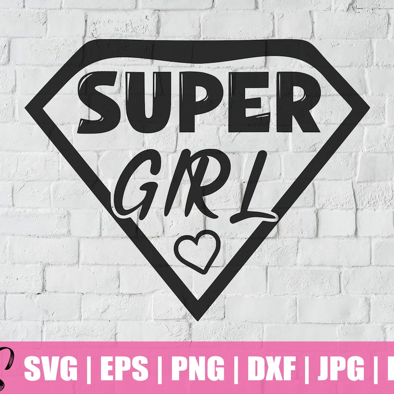 Super Girl Svg - Etsy