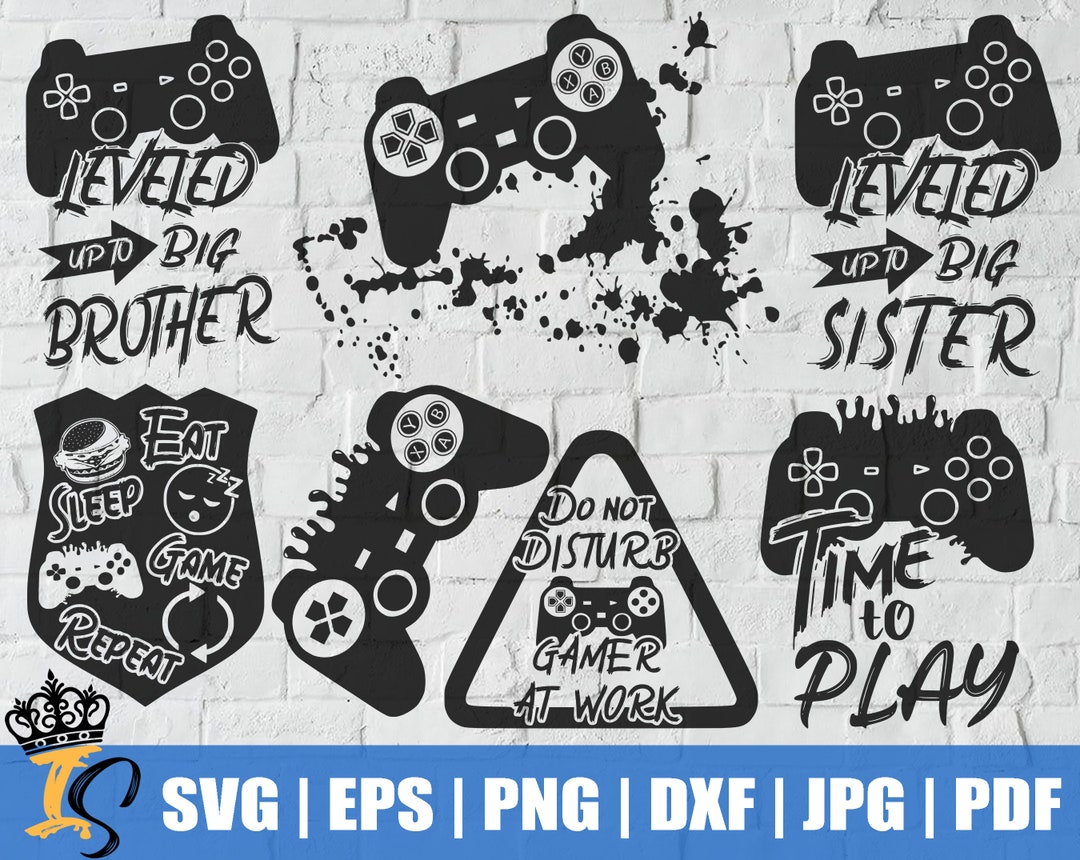 Gaming Svg Bundle Comercial Use Instant Download Printable Vector Clip ...
