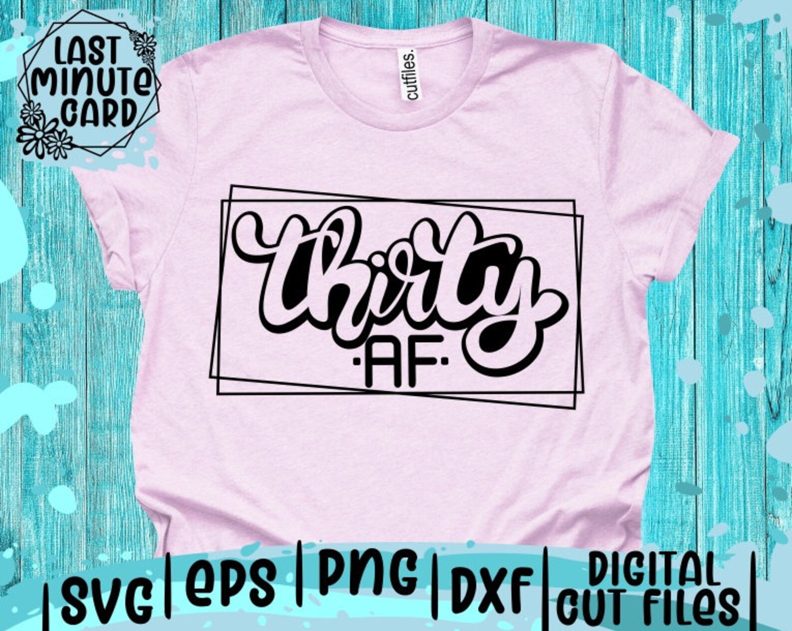 Thirty AF Svg Thirty Birthday Svg 30th Birthday Svg Dirty - Etsy