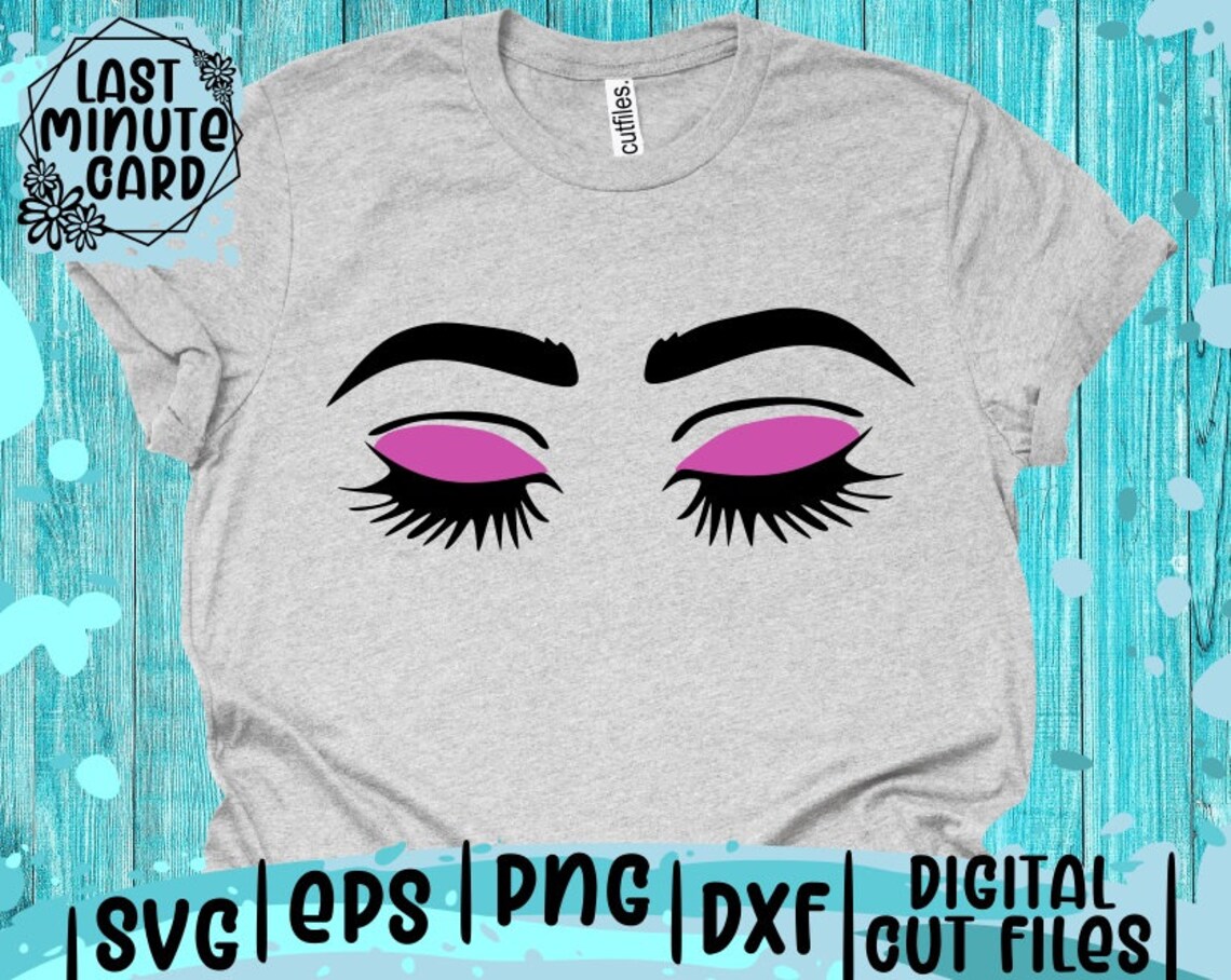 10x Woman Eyes Bundle Svg Eyelashes Svg Makeup Svg Woman - Etsy