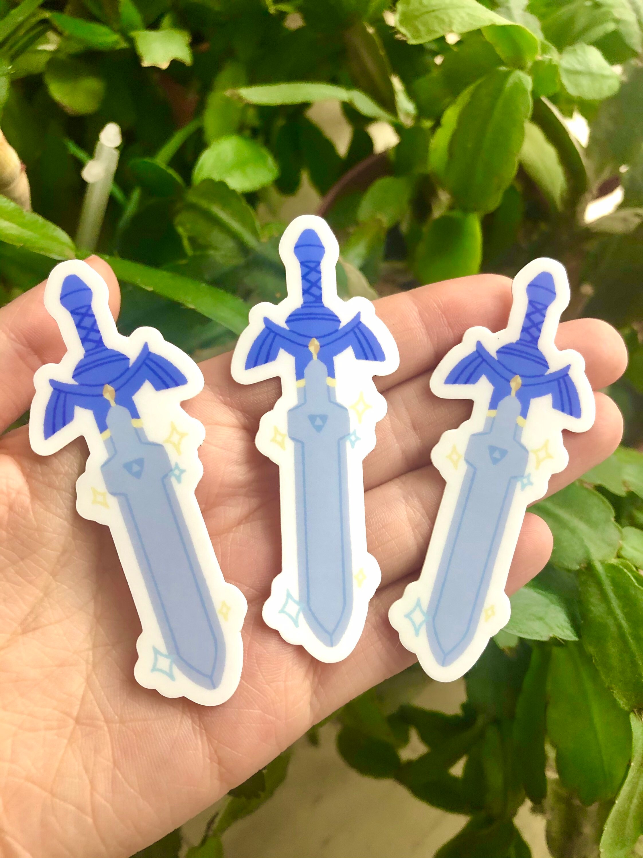 BOTW Master Sword Matte Vinyl Sticker | the Legend of Zelda Breath of ...