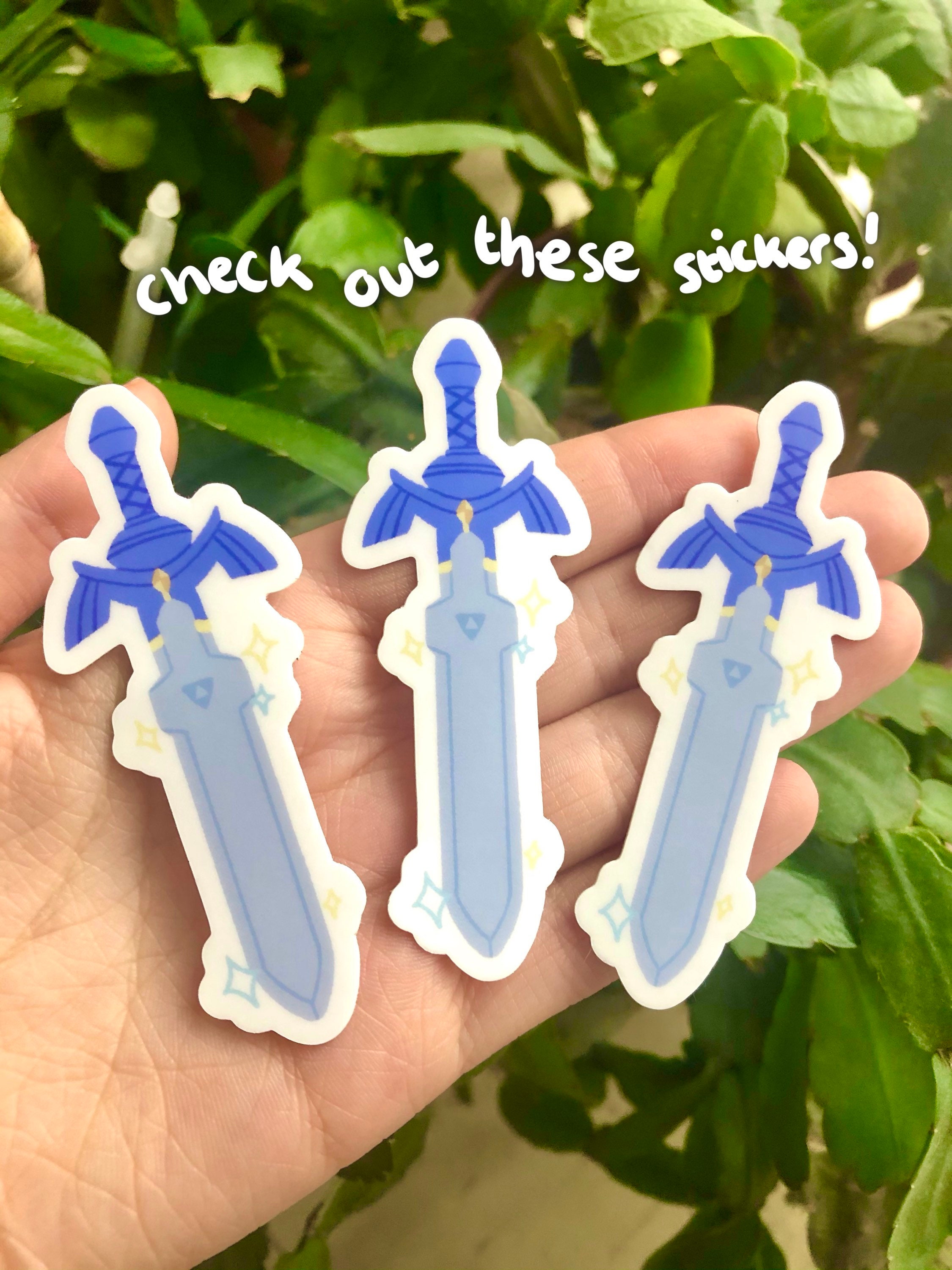 BOTW Master Sword Art Print Cute Kawaii A6 the Legend of - Etsy
