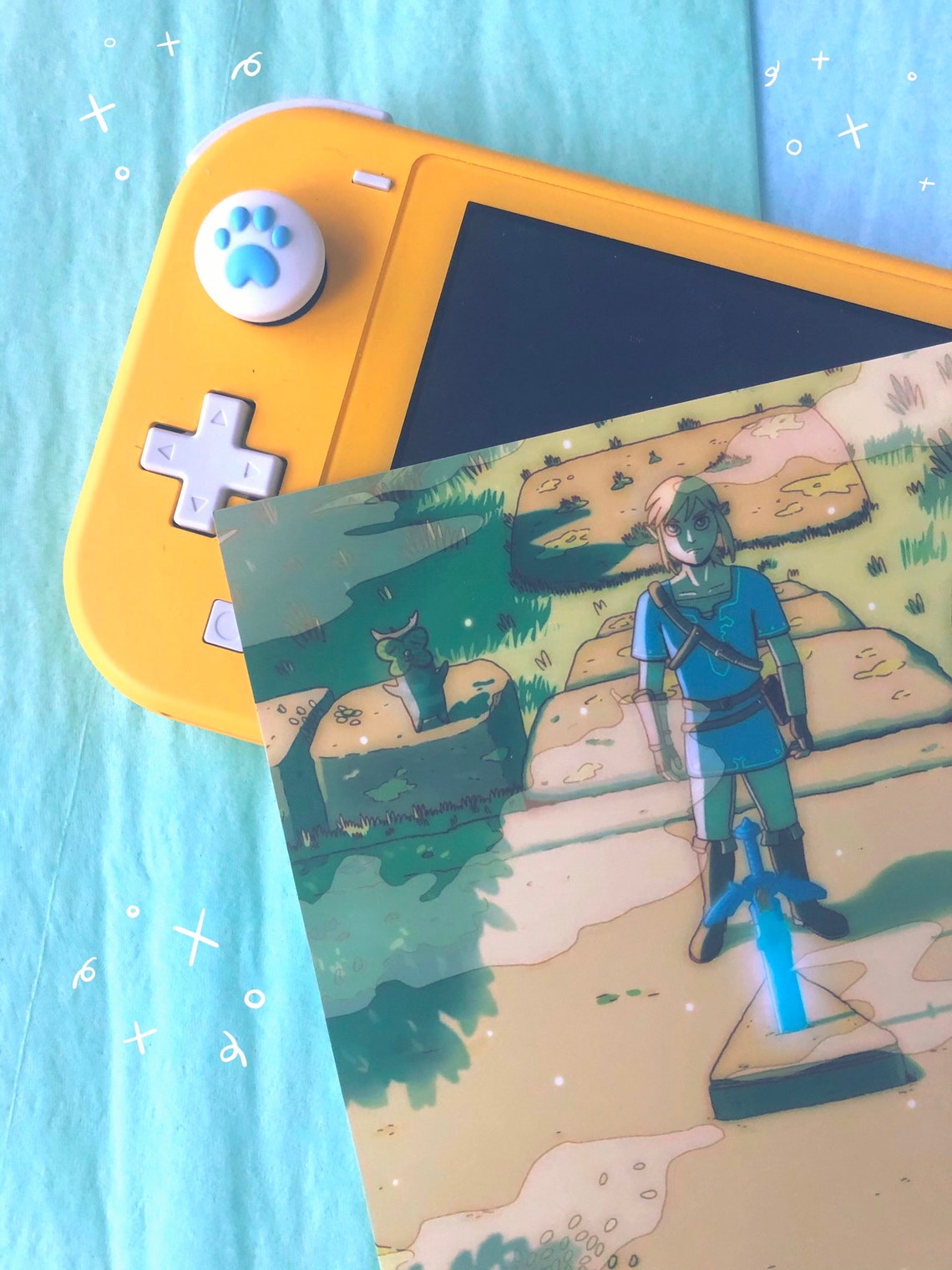 BOTW Link Art Print | the Legend of Zelda Breath of the Wild | Korok ...