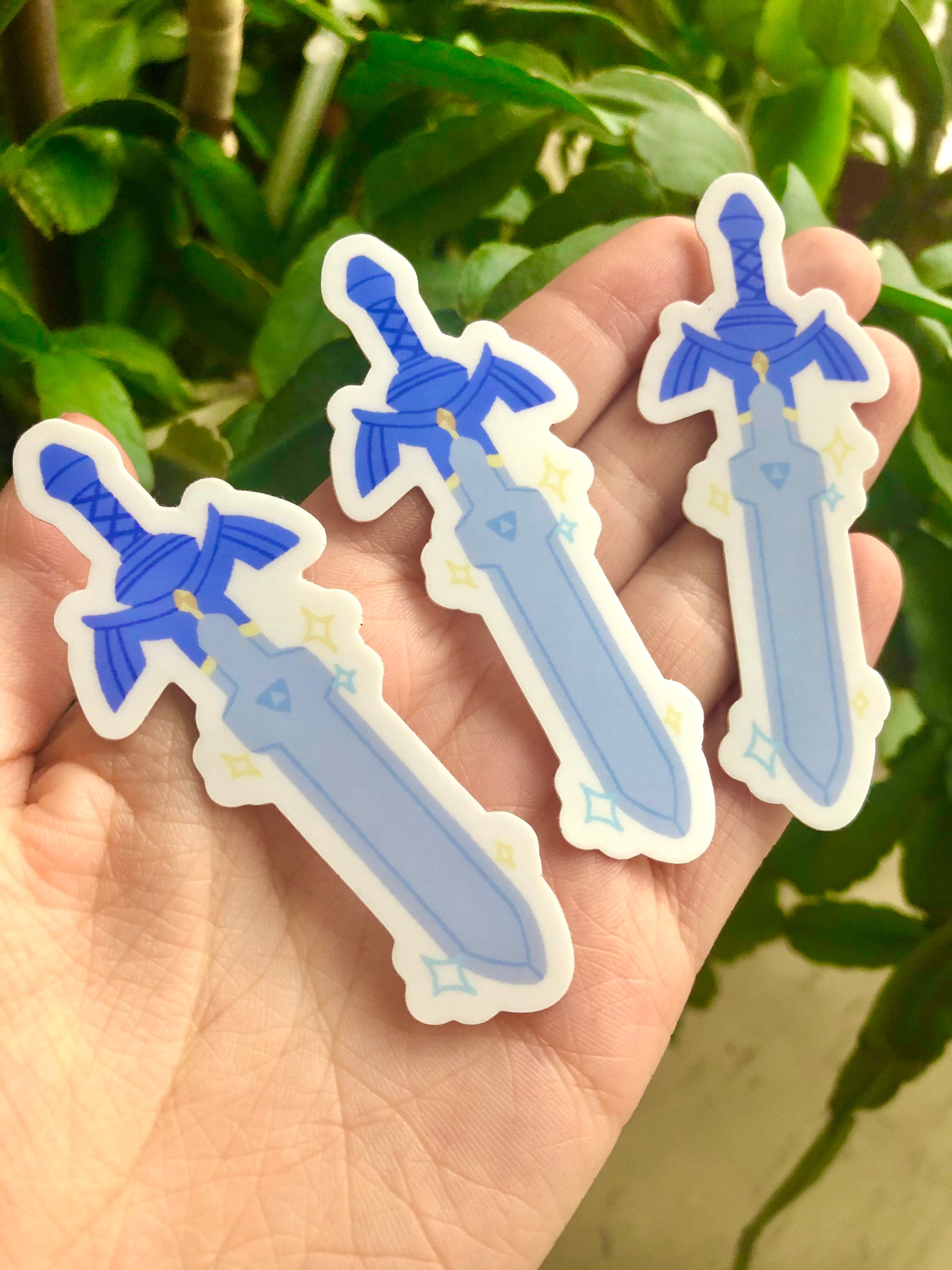 BOTW Master Sword Matte Vinyl Sticker the Legend of Zelda Breath of the ...