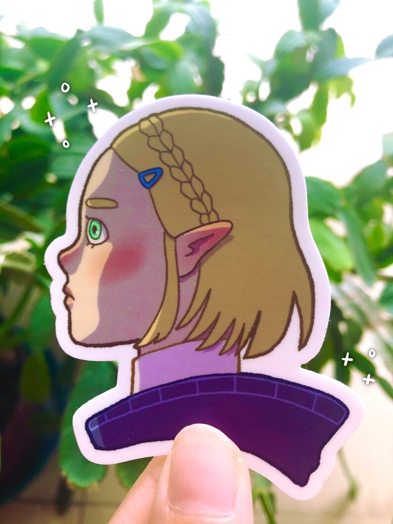 Link and Zelda BOTW Matte Vinyl Stickers the Legend of Zelda - Etsy