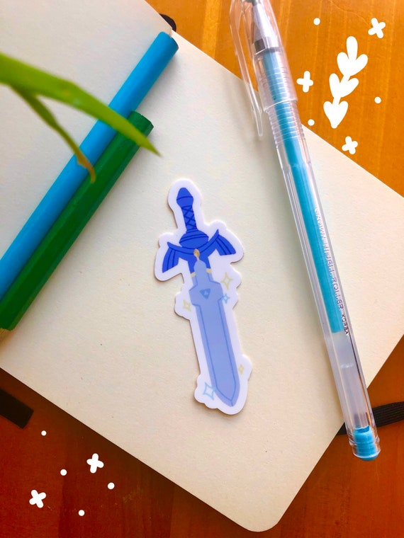 BOTW Master Sword Matte Vinyl Sticker the Legend of Zelda - Etsy