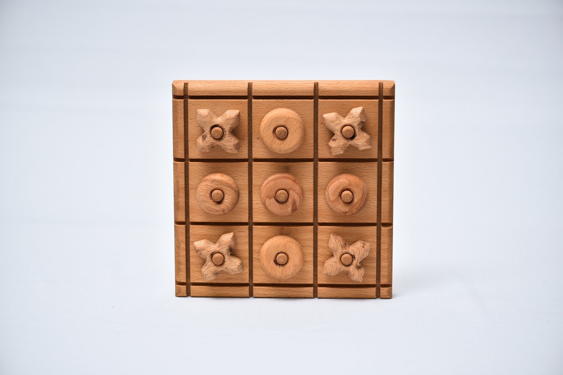 Wooden Game for Children Table Game Gift Idea for Kids Tic - Etsy