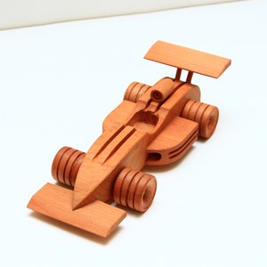 Formula 1 Wooden Car Toy, Vehicles Wooden Toys, F1 Racing Car, Gift for ...