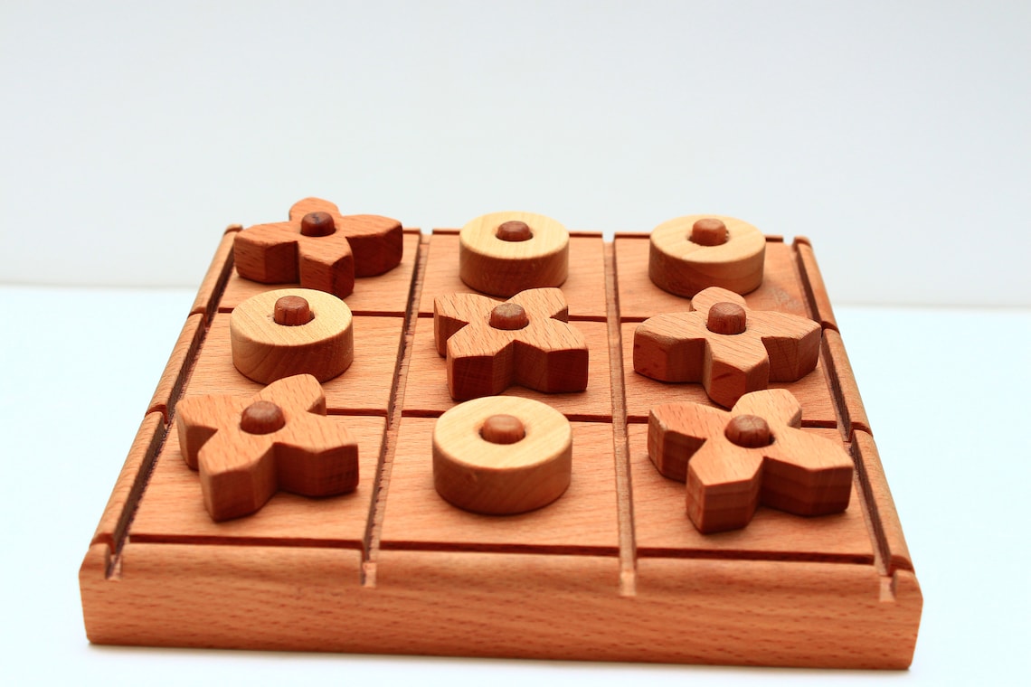 Wooden Game for Children Table Game Gift Idea for Kids Tic - Etsy