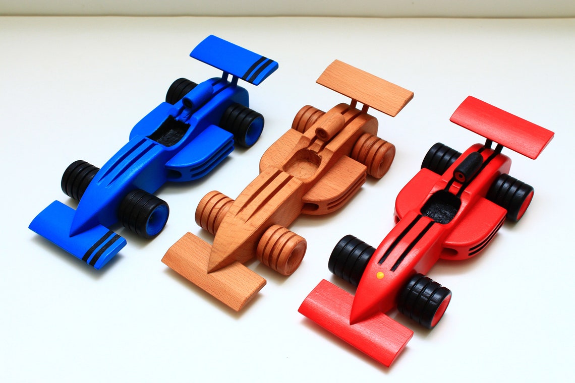 Formula 1 Wooden Car Toy, Vehicles Wooden Toys, F1 Racing Car, Gift for ...