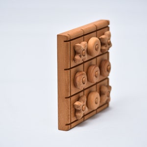 Wooden Game for Children Table Game Gift Idea for Kids Tic - Etsy