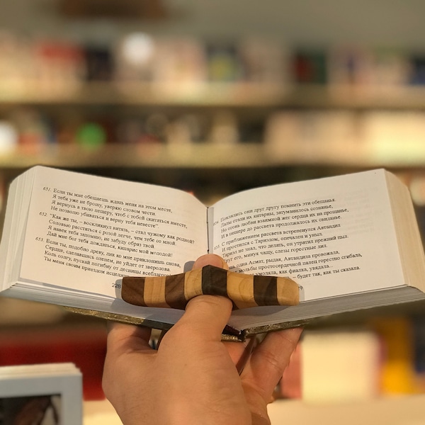 One Hand Book Holder - Etsy