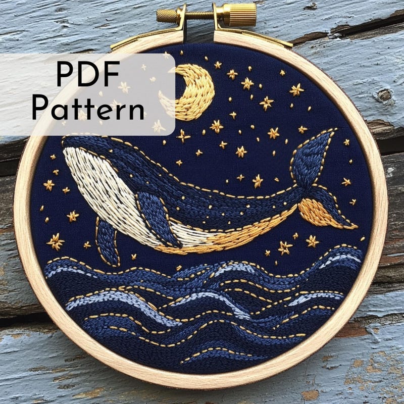 Whale Stars Art - Etsy