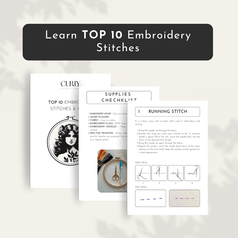 Iced Matcha Latte Embroidery Pattern Refreshing Drink Hand Embroidery ...