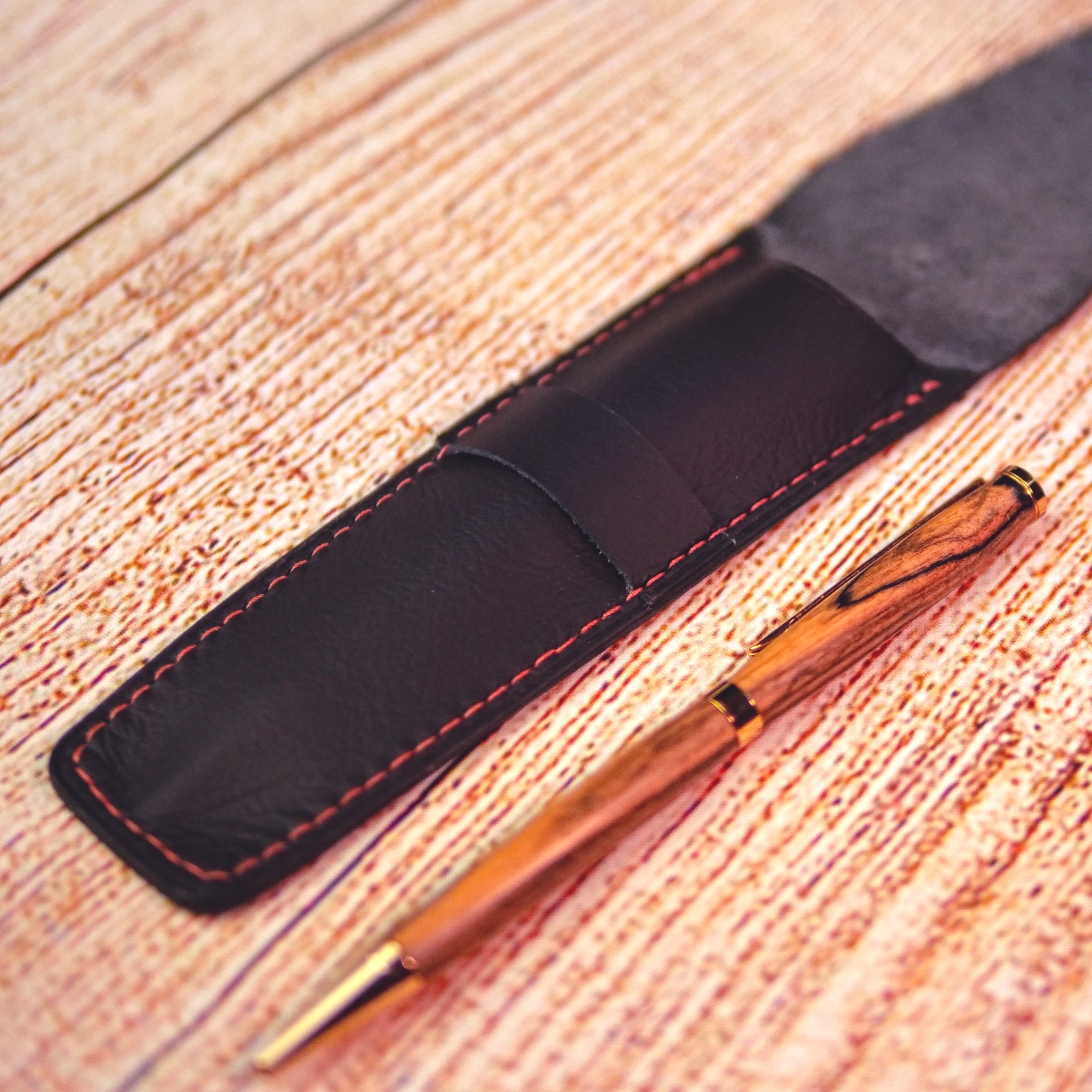 Luxury Leather Pen Case PDF Pattern - Etsy