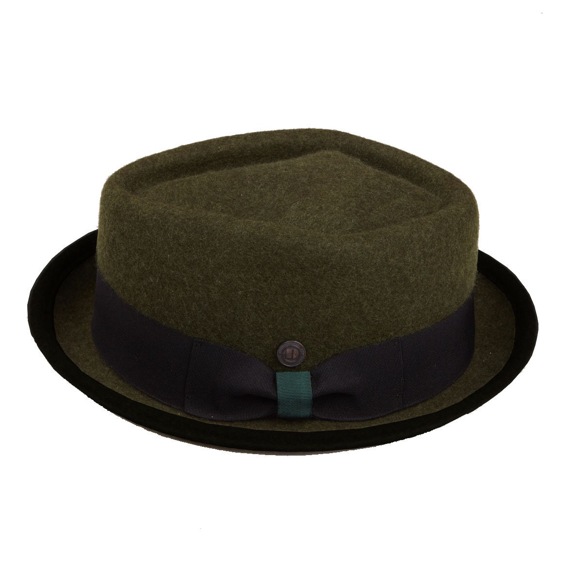 Dasmarca-jackson-fern- Green Wool Porkpie Hat-winter Hat-porkpie Hat ...