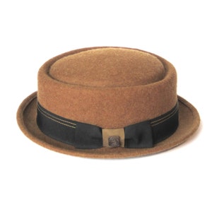 Dasmarca-quintin-camel-men Hat-winter Hat-formal Hat-felt Hat-pork Pie ...