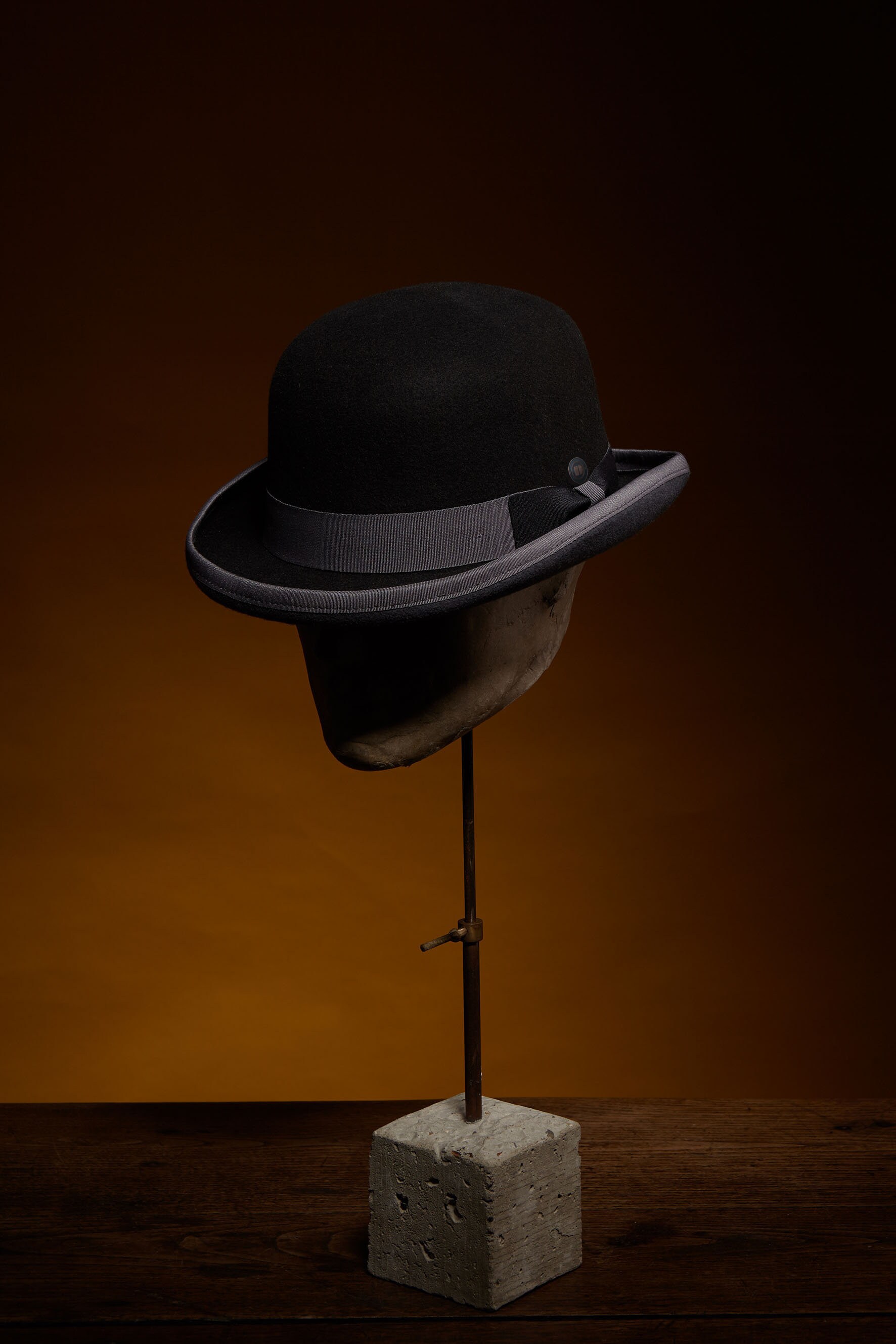 Dasmarca-brooke-black/grey-derby Hats-wide Brim Hat-bowler Hat-black ...
