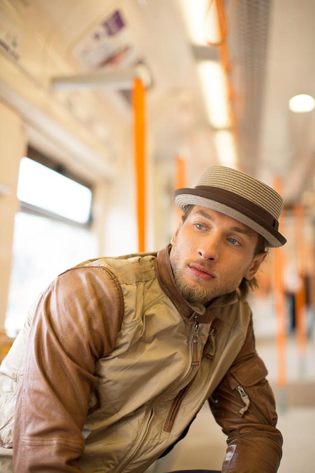 Dasmarca-rico-mocha-beige Porkpie Hat-summer Porkpie Hat-straw Porkpie ...