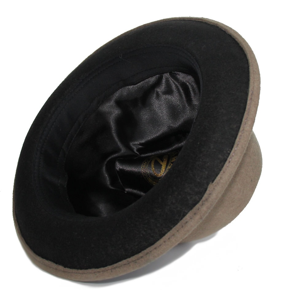 Dasmarca ROBIN Winter Two Tone Felt Fedora Hat - Taupe - Etsy