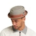 Dasmarca Rico Taupe Mod Skimpy Brim Summer Porkpie Hat - Etsy