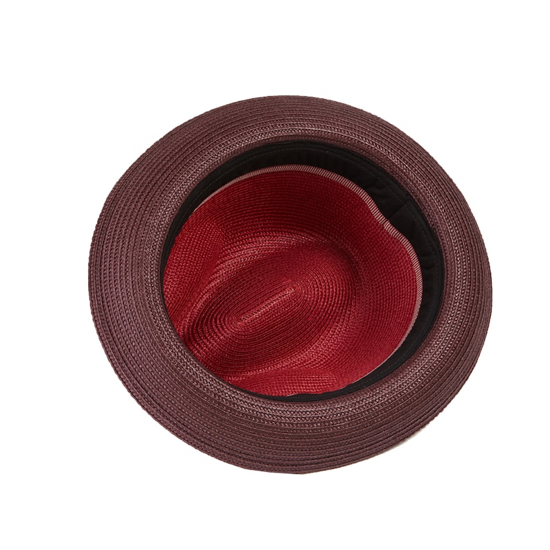 Dasmarca-florence-ruby-red Summer Hat-sombreros Hat-two Tone Hat ...